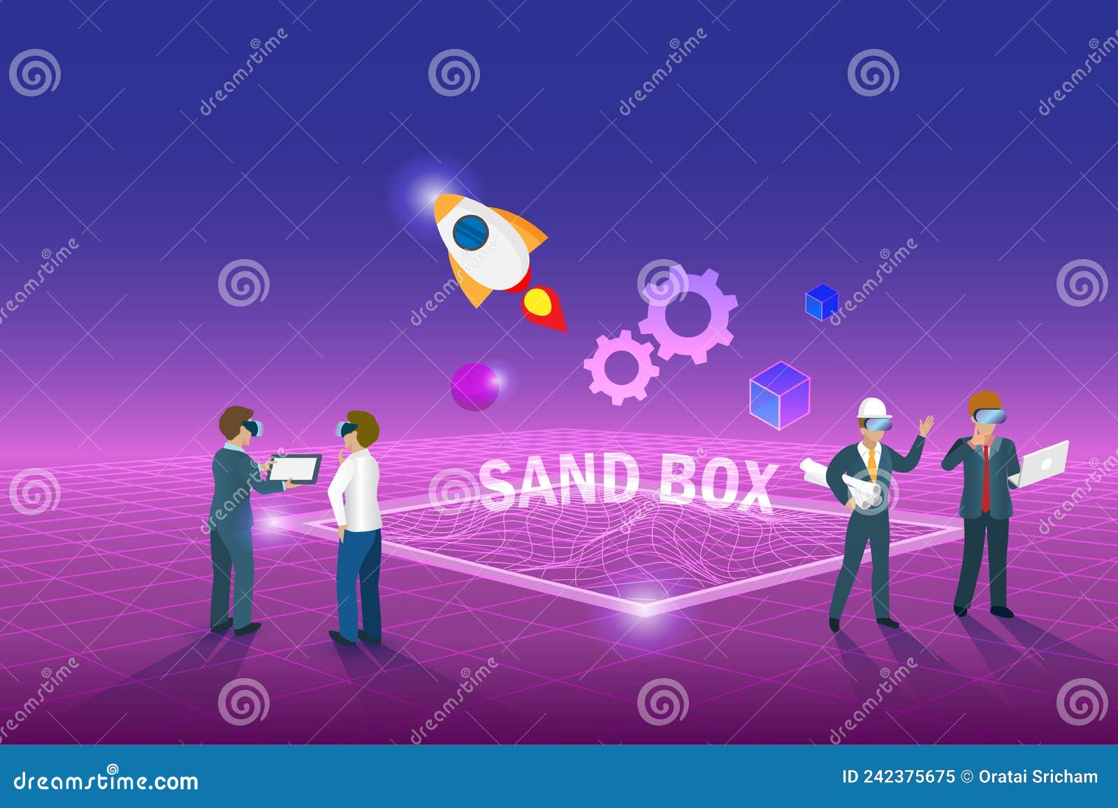 Sandbox Software App Icon. Generative AI. Stock Image | CartoonDealer.com #268769485