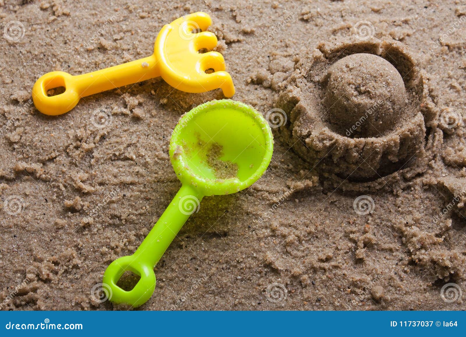 Sandbox toys stock image. Image of handle, plastic, child - 11737037