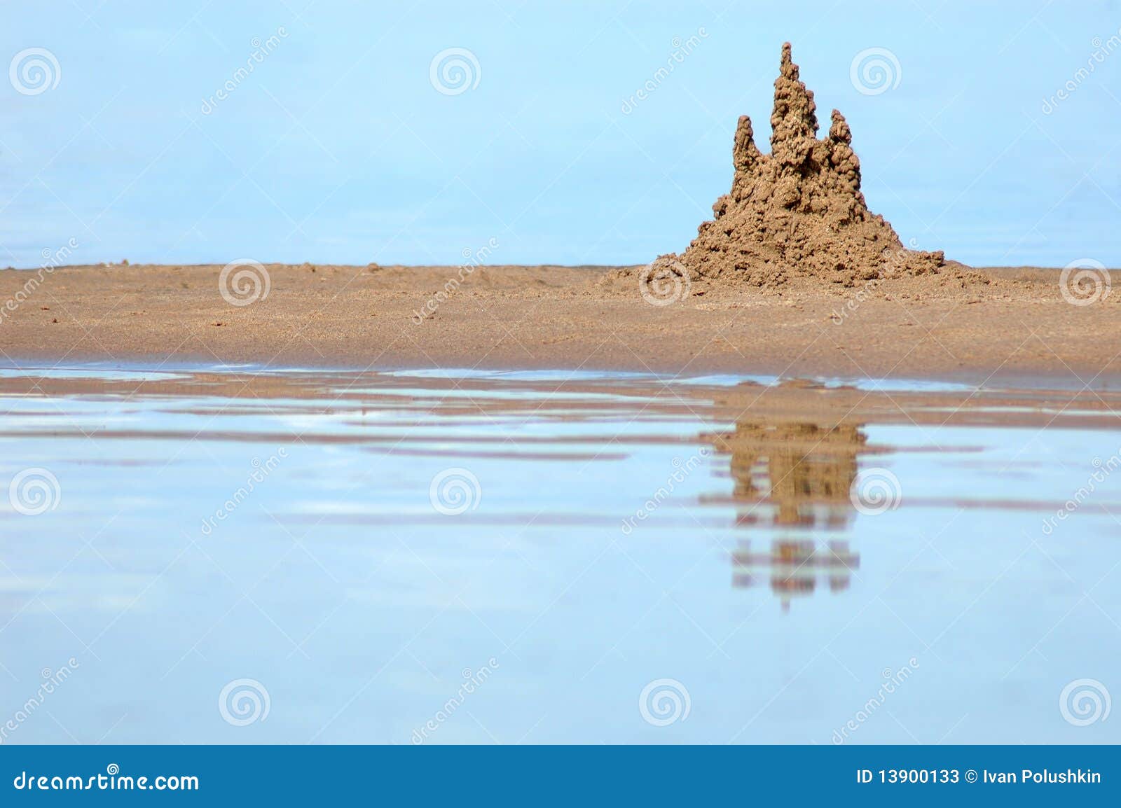 Sandcastle stock image. Image of sand, exterior, edge - 13900133