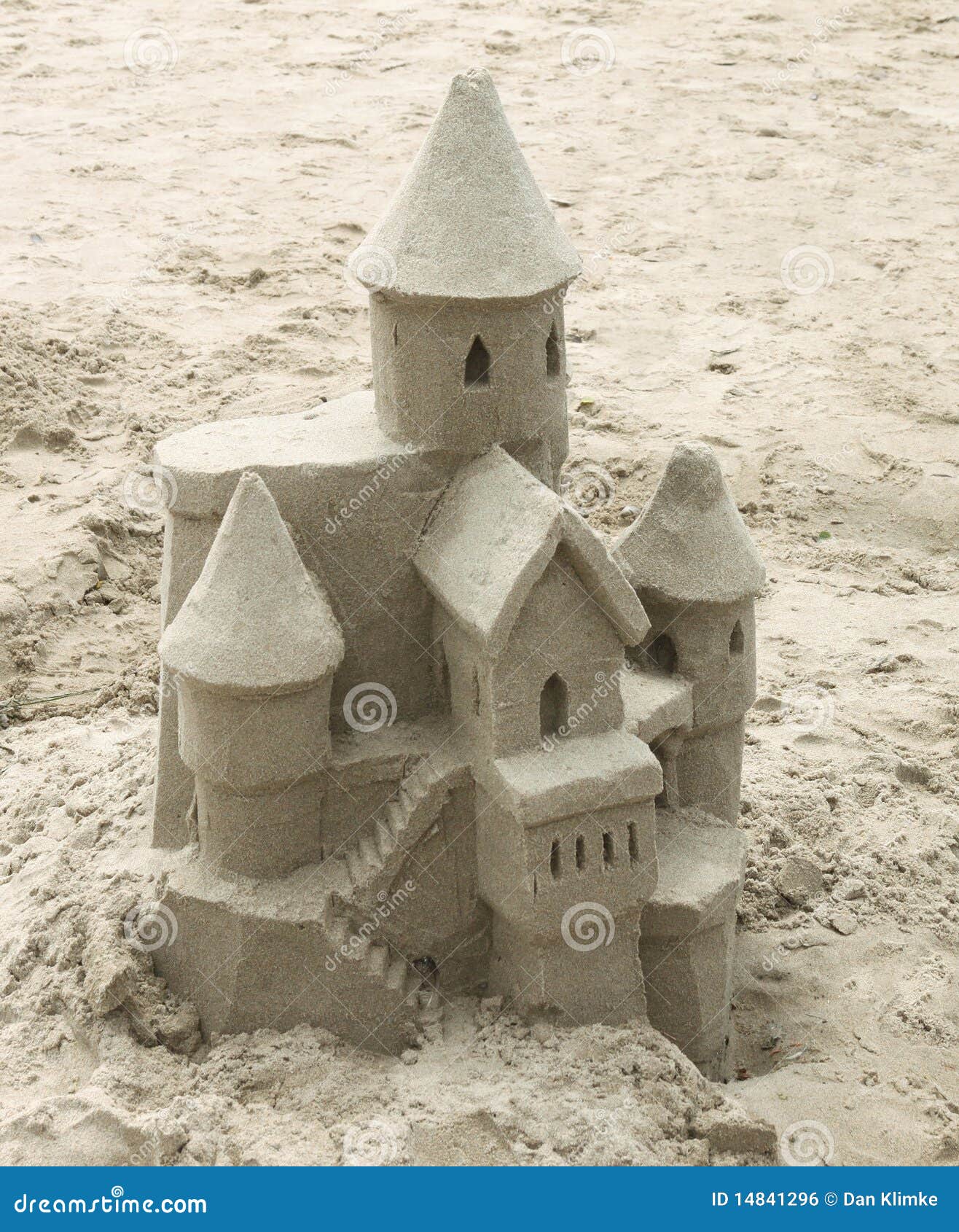 Sandcastle stock photo. Image of creation, castle, handmade - 14841296