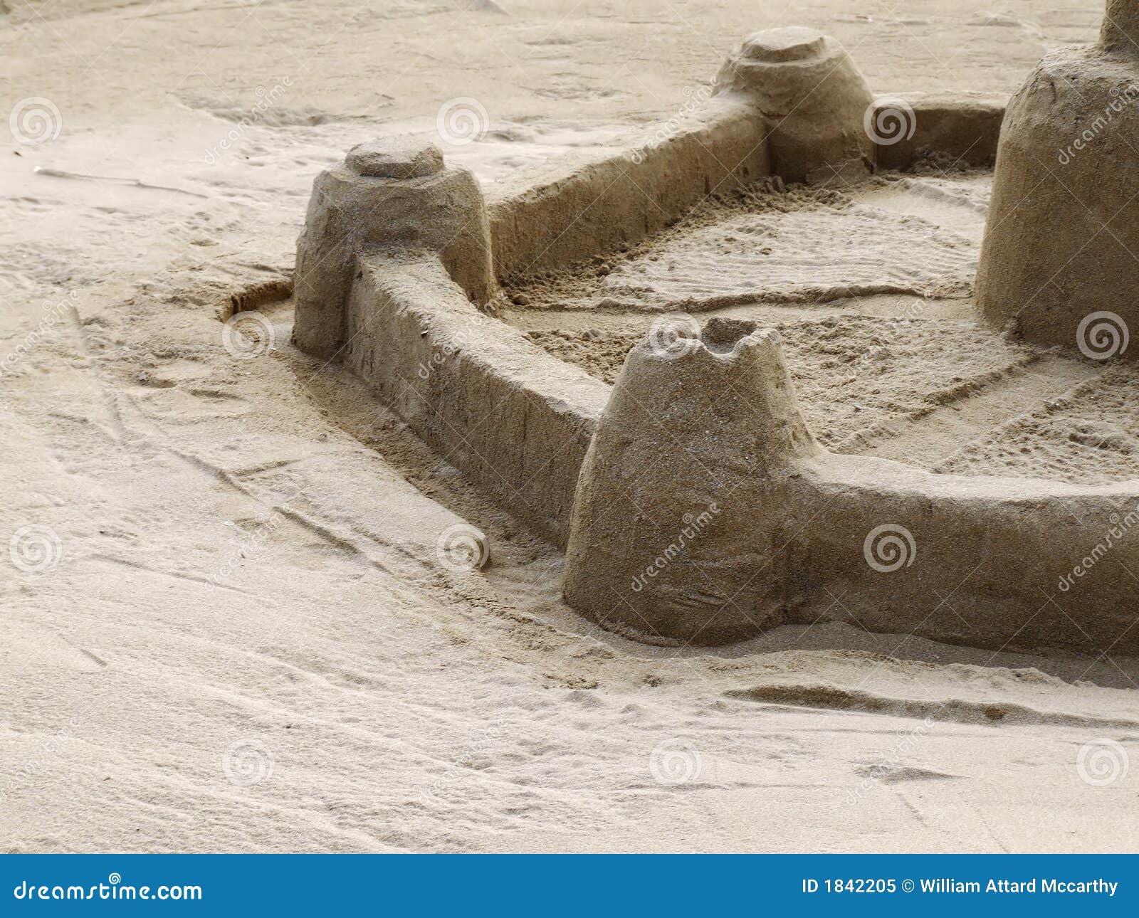 Sandcastle stock image. Image of shore, holiday, colourful - 1842205