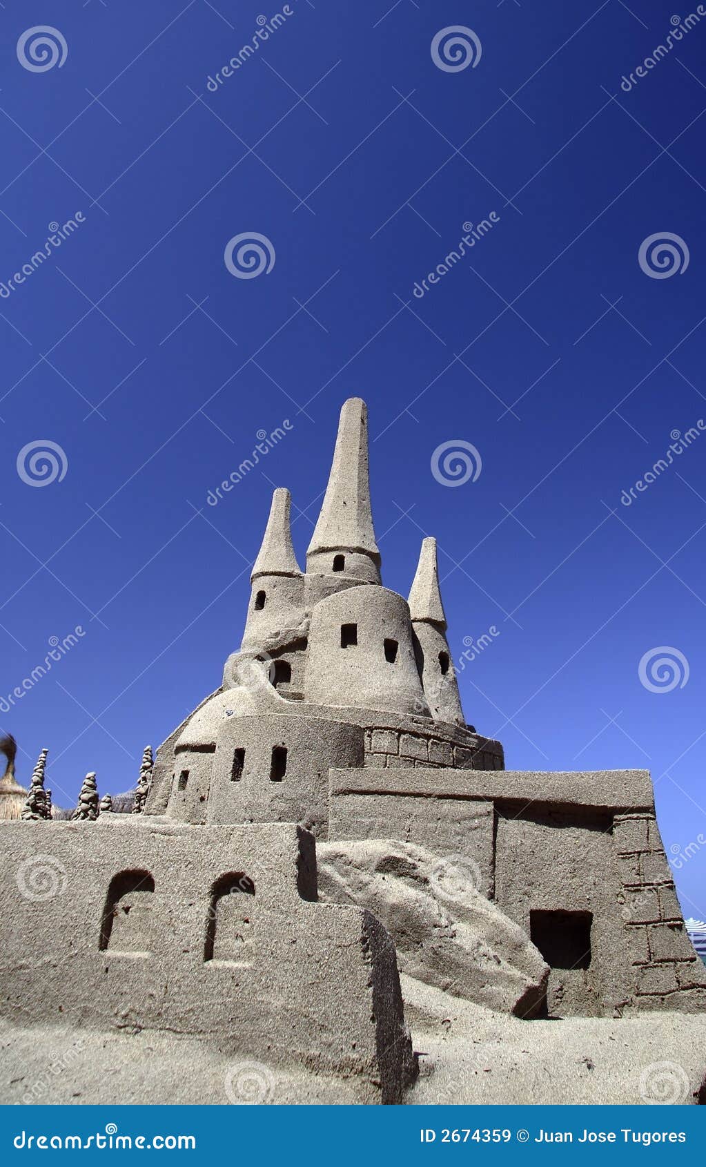 Sandcastle stock image. Image of sculpture, sunny, outdoor - 2674359