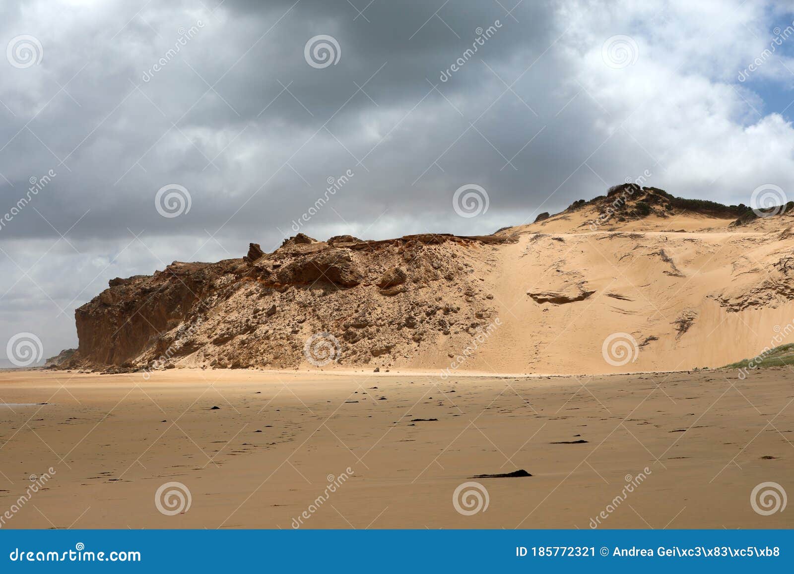 Sanddune at the Beach in Australia Stock Image - Image of sanddune ...