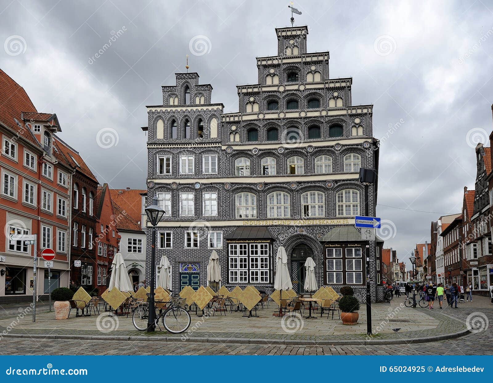 Am Sande Square, Luneburg, Germany Editorial Image - Image of tourism ...