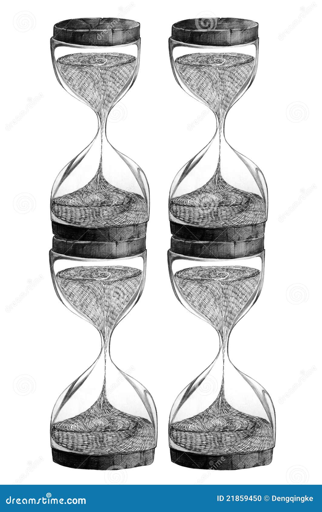 Sandglass stock illustration. Illustration of business - 21859450