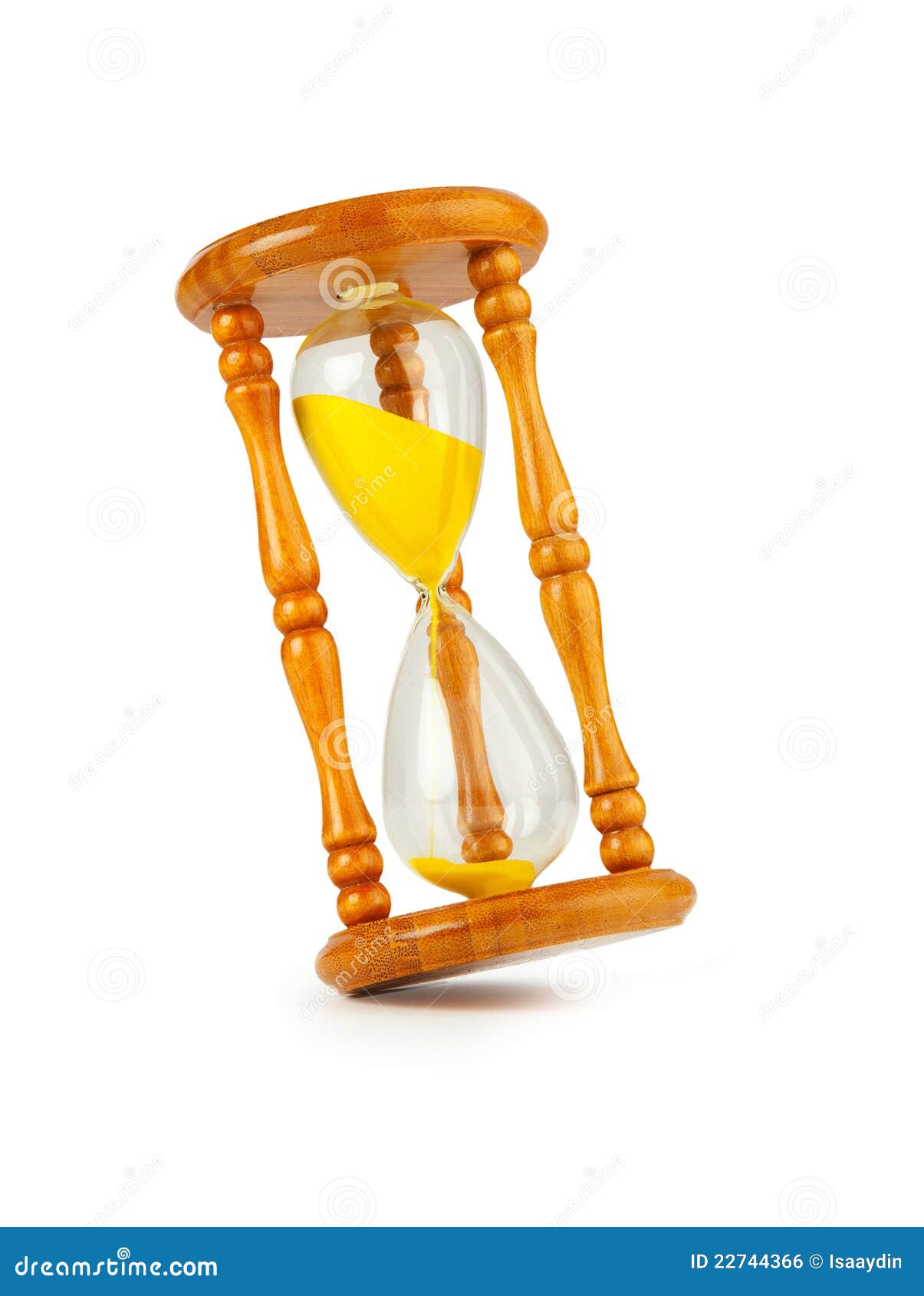 Sandglasses En El Fondo Blanco Foto de archivo - Imagen de flujo, lento ...