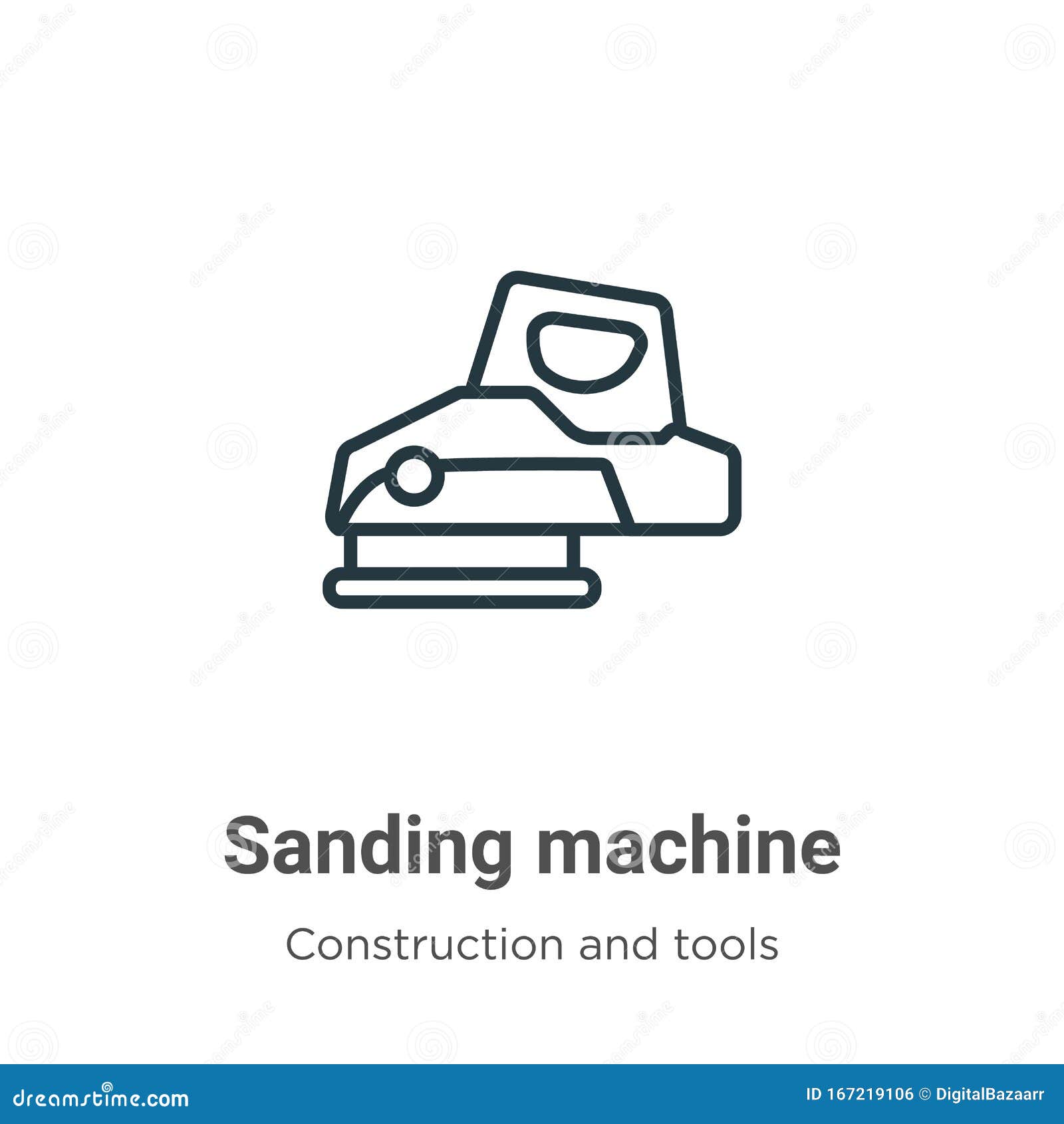 Sanding Machine Symbol Sign,Vector Illustration, Isolate On White ...