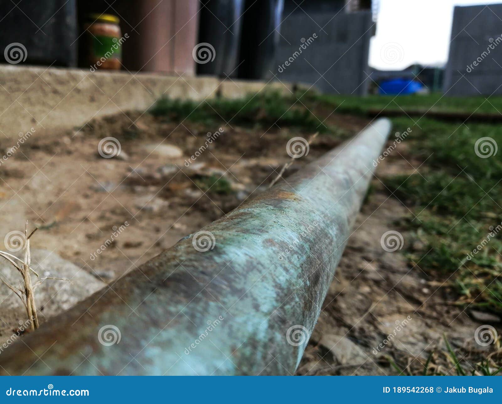 Sanding Rust on a Green Iron Rod Stock Photo - Image of wheel, cleaning ...
