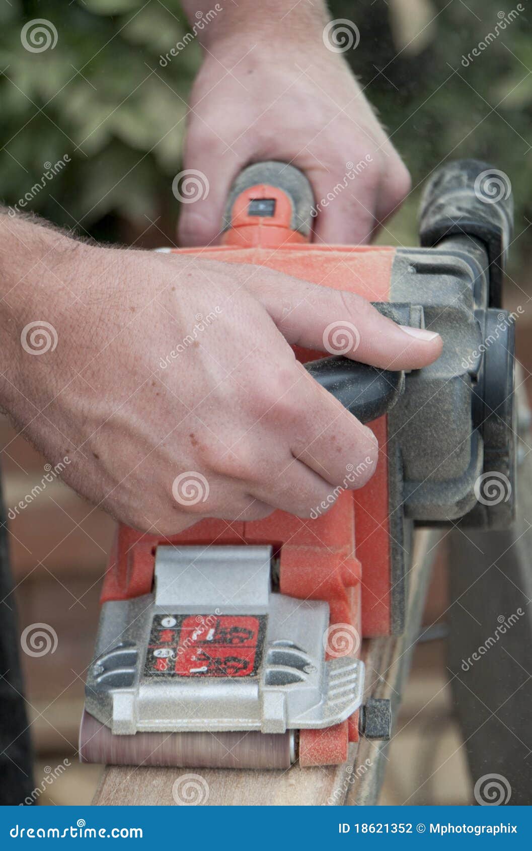 Sanding Timber stock photo. Image of wood, tool, house - 18621352