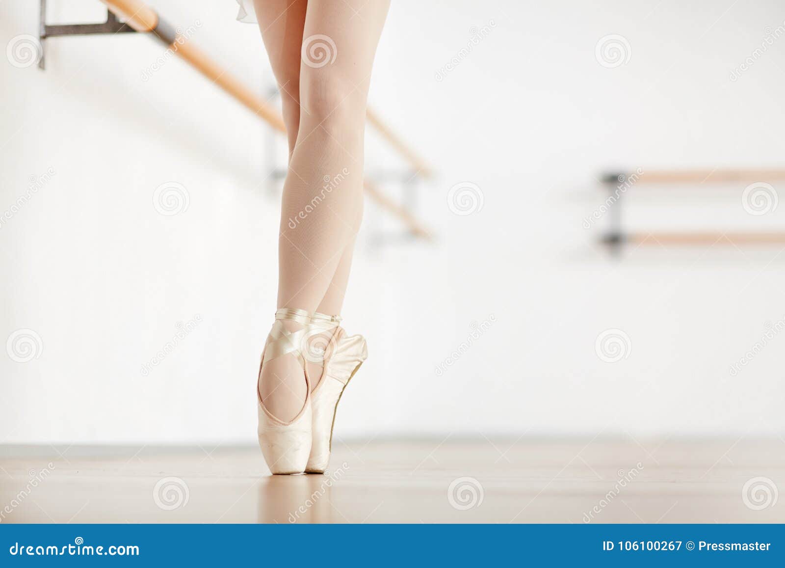 Sanding on tiptoes stock image. Image of ballerina, pointe - 106100267