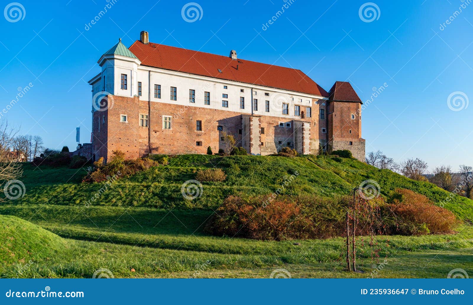 Sandomierz Castle in the Fall Stock Image - Image of architecture ...