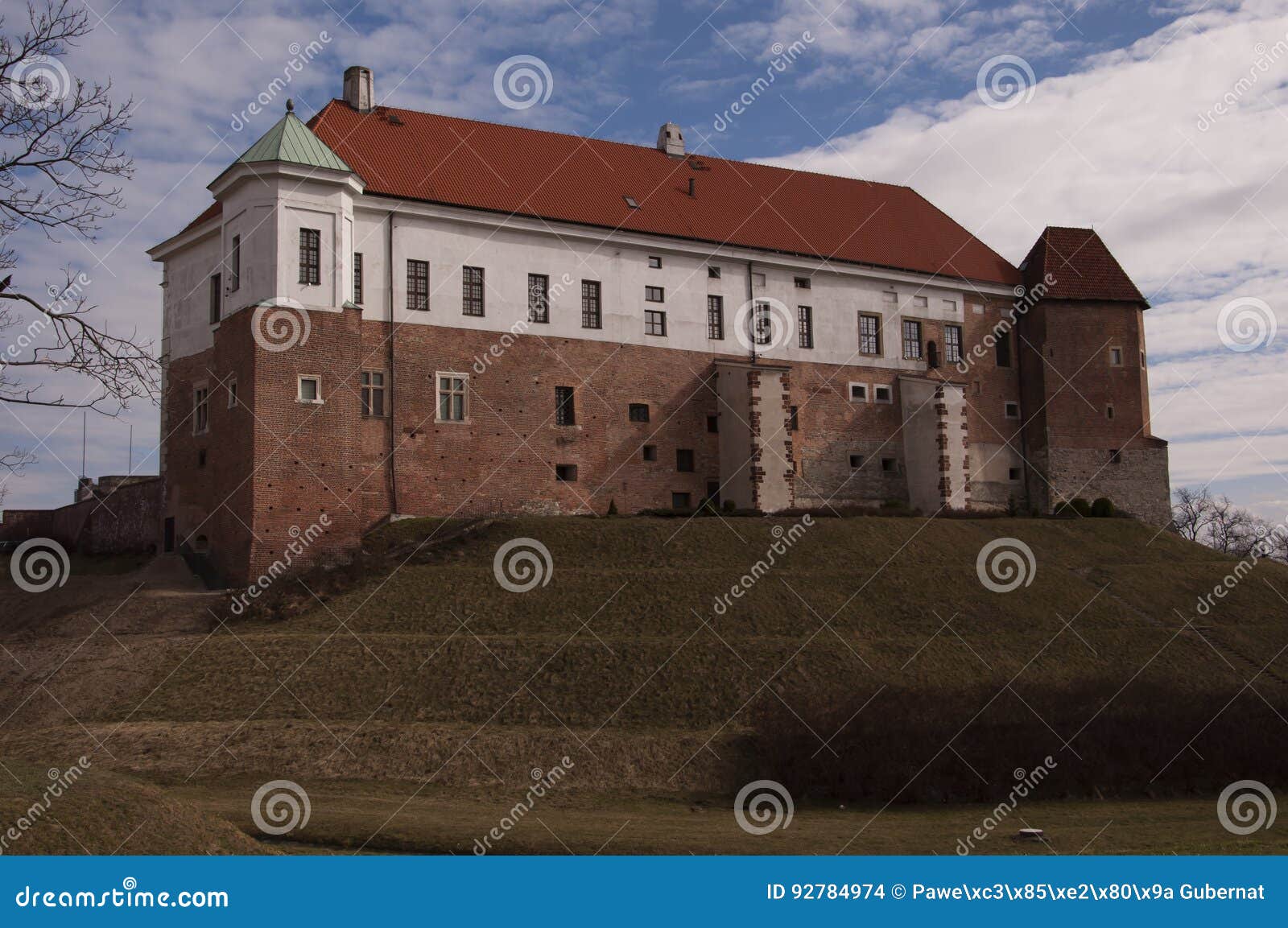 Sandomierz Royal Castle. the West Wing of the Castle Editorial Stock ...