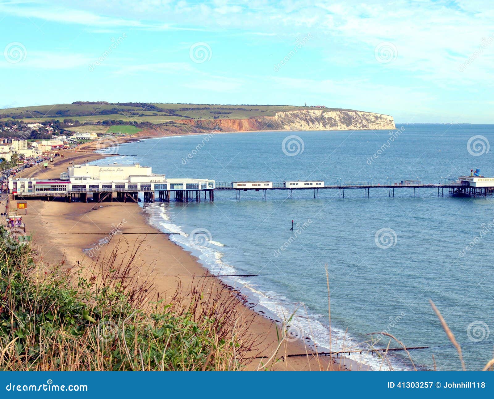 Sandown, Isle of Wight. editorial photography. Image of tourism - 41303257