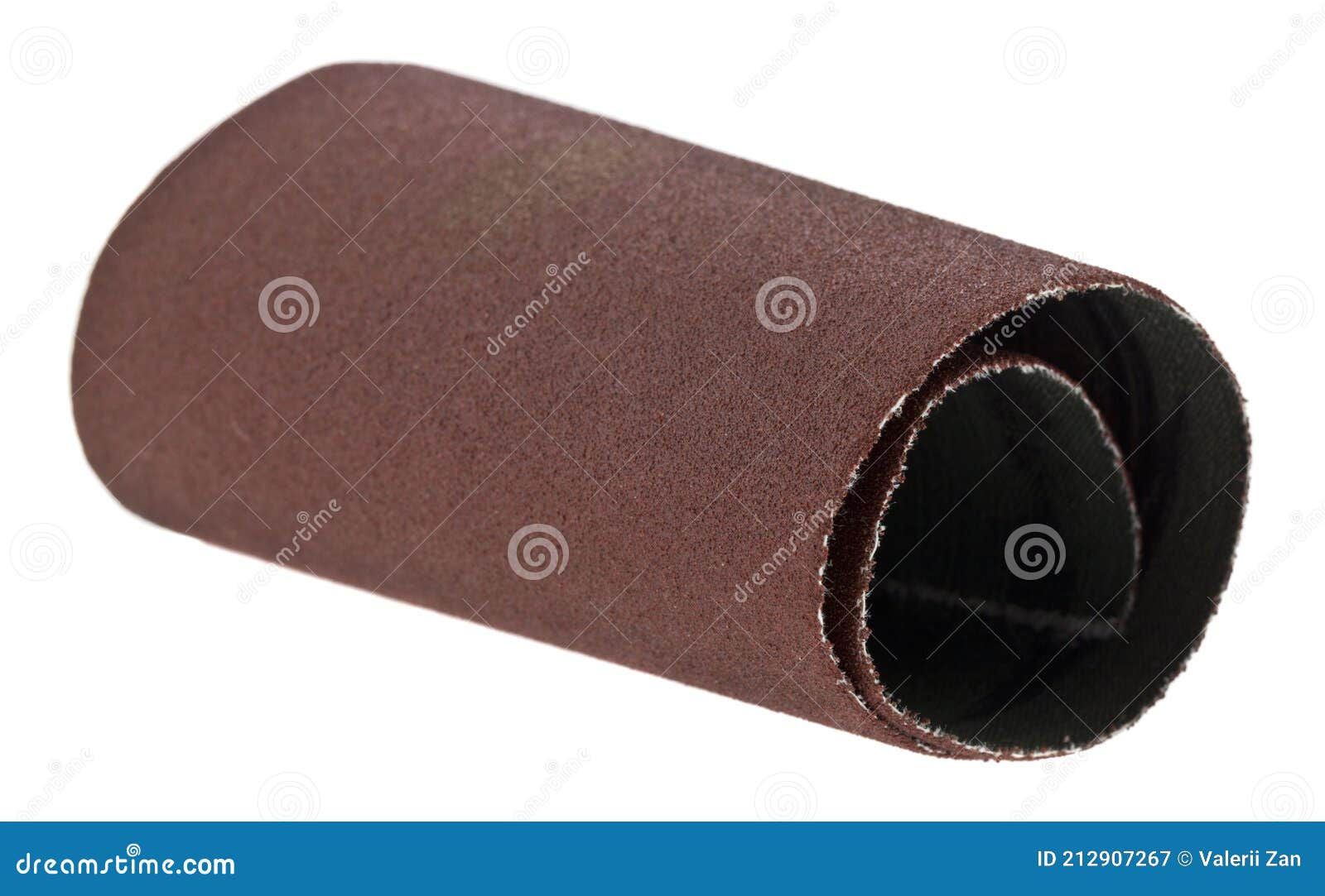 Sandpaper Isolated on White Background Close Up Stock Image - Image of ...