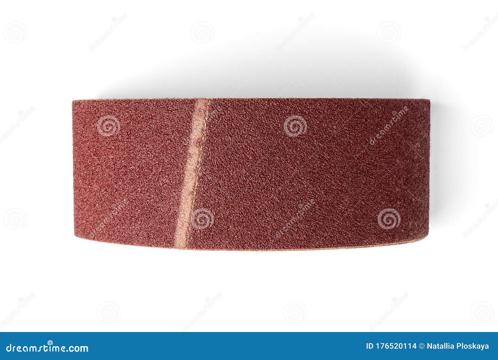 Sandpaper Isolated on White. Stock Photo - Image of pattern, rough ...