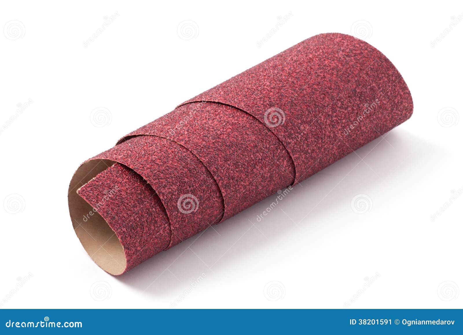 Sandpaper Roll stock image. Image of work, hard, sand - 38201591