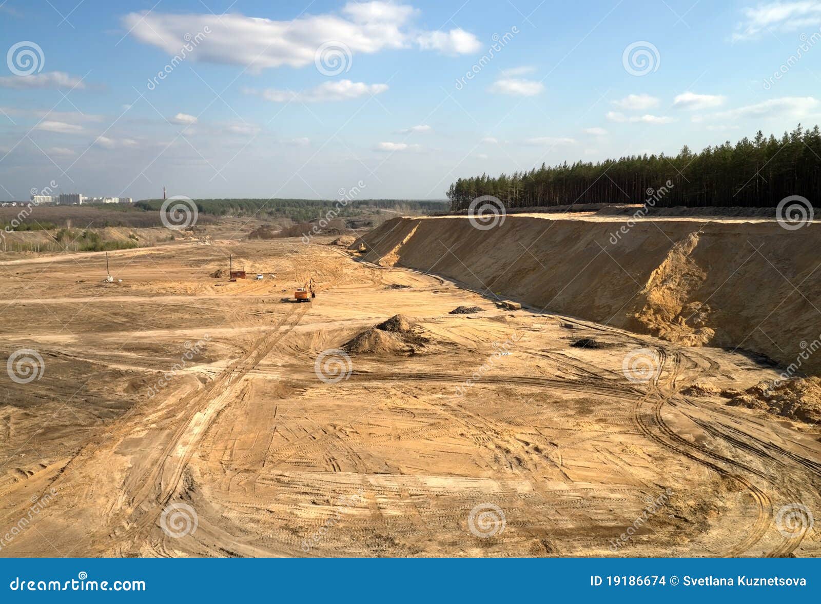 Sandpit stock photo. Image of working, development, industry - 19186674