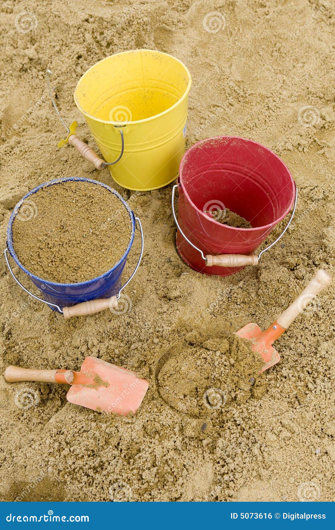 Sandpit stock photo. Image of leisure, bucket, playground - 5073616