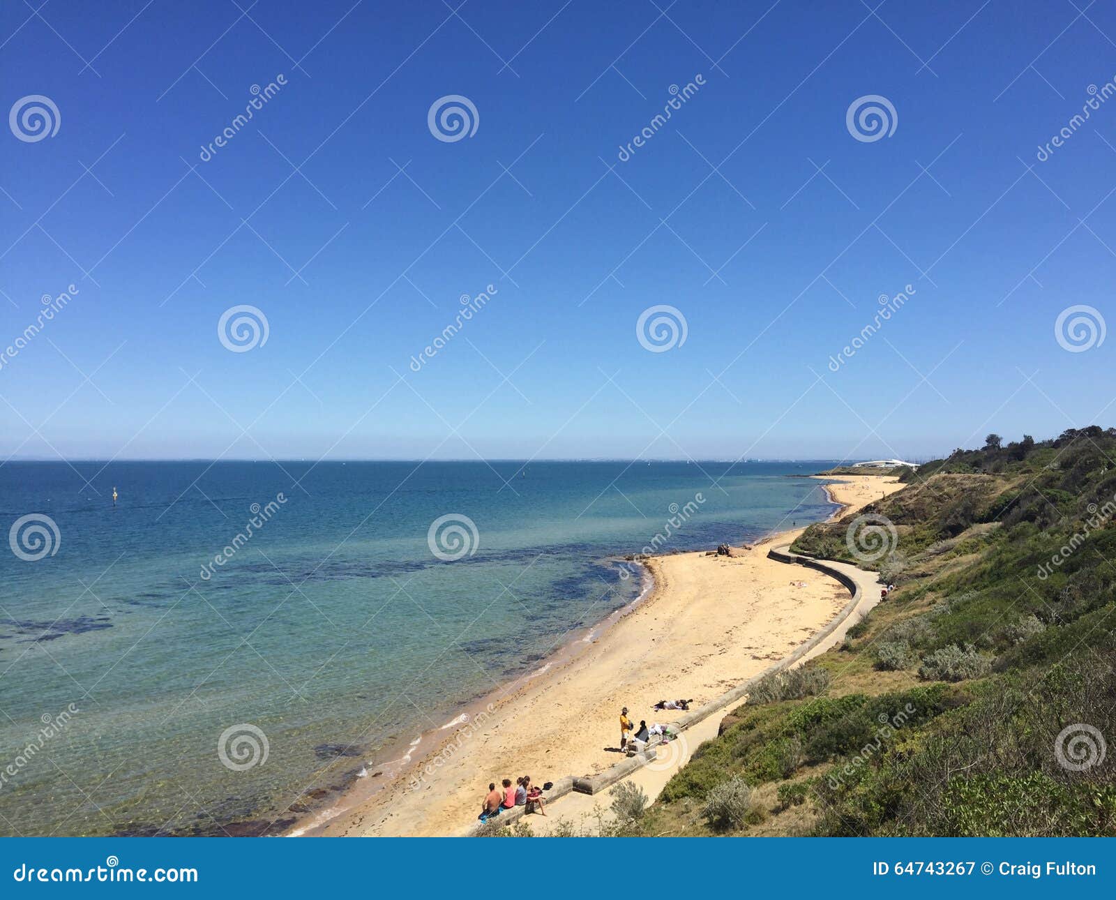 Sandringham Beach stock image. Image of sandringham, beach - 64743267