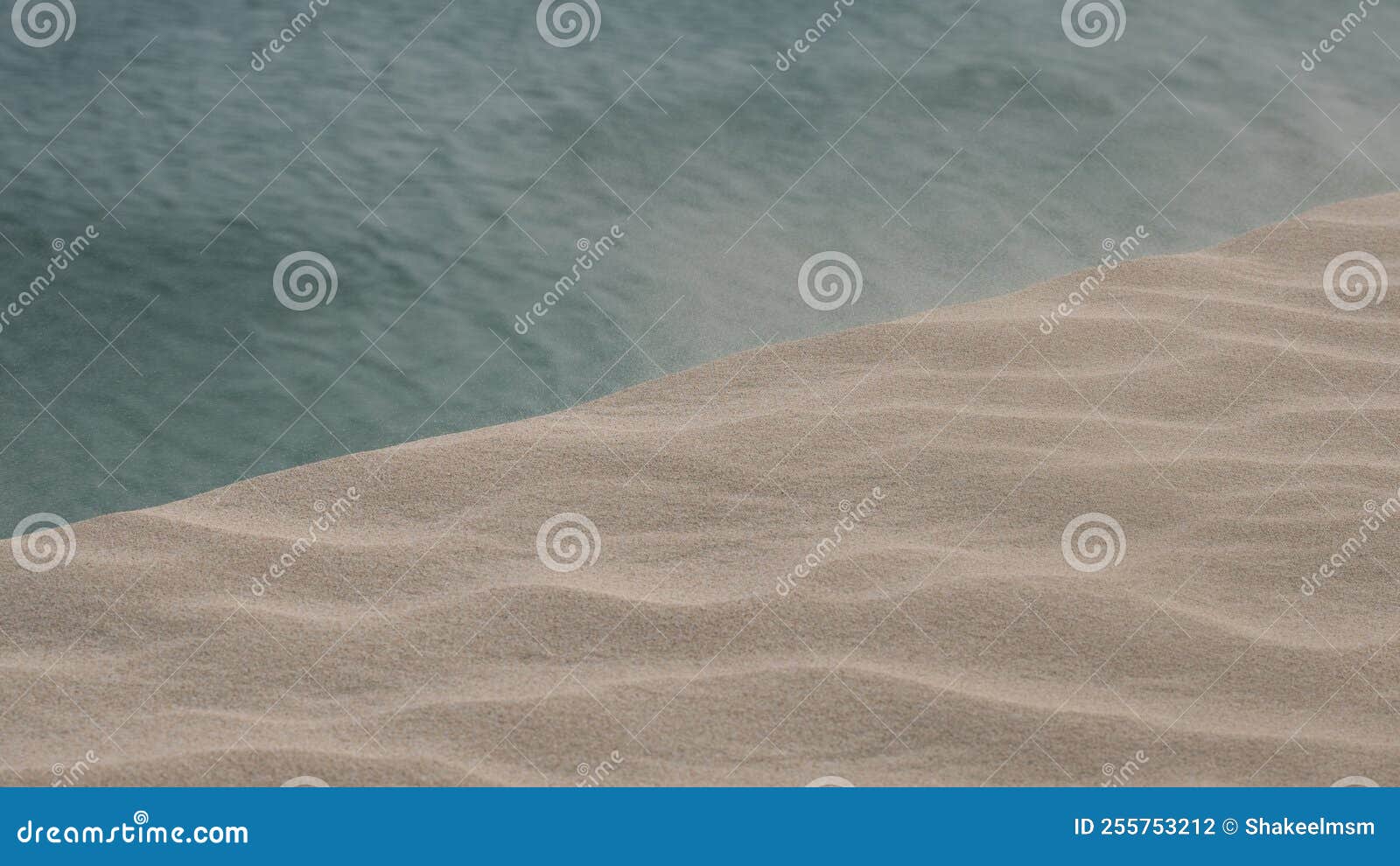 Sands Flying Due To Wind from the Sand Dune Stock Photo - Image of ...