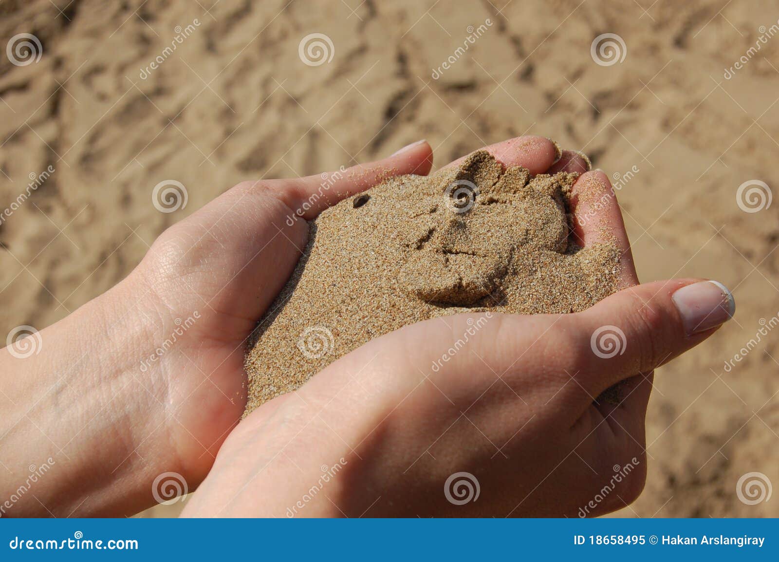 Sands in the hands stock image. Image of trip, nature - 18658495