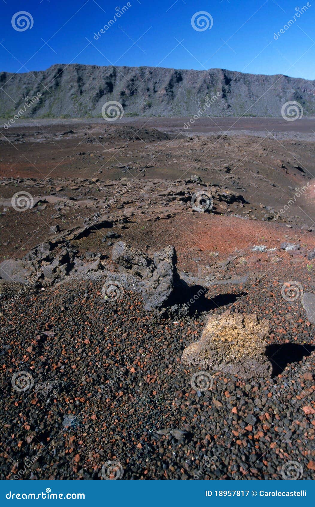 Sands Plain Landscape, Reunion Island Stock Image - Image of french ...
