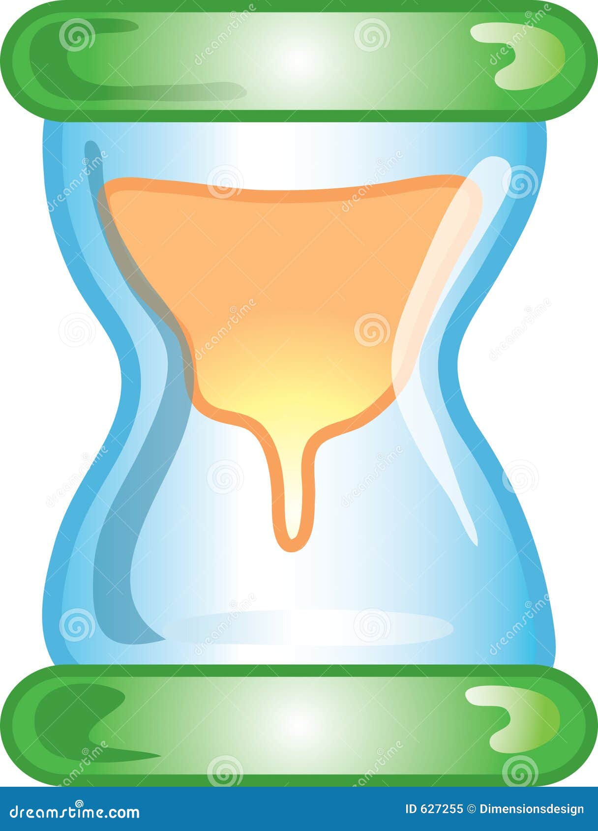 Sands of time icon stock vector. Illustration of design - 627255
