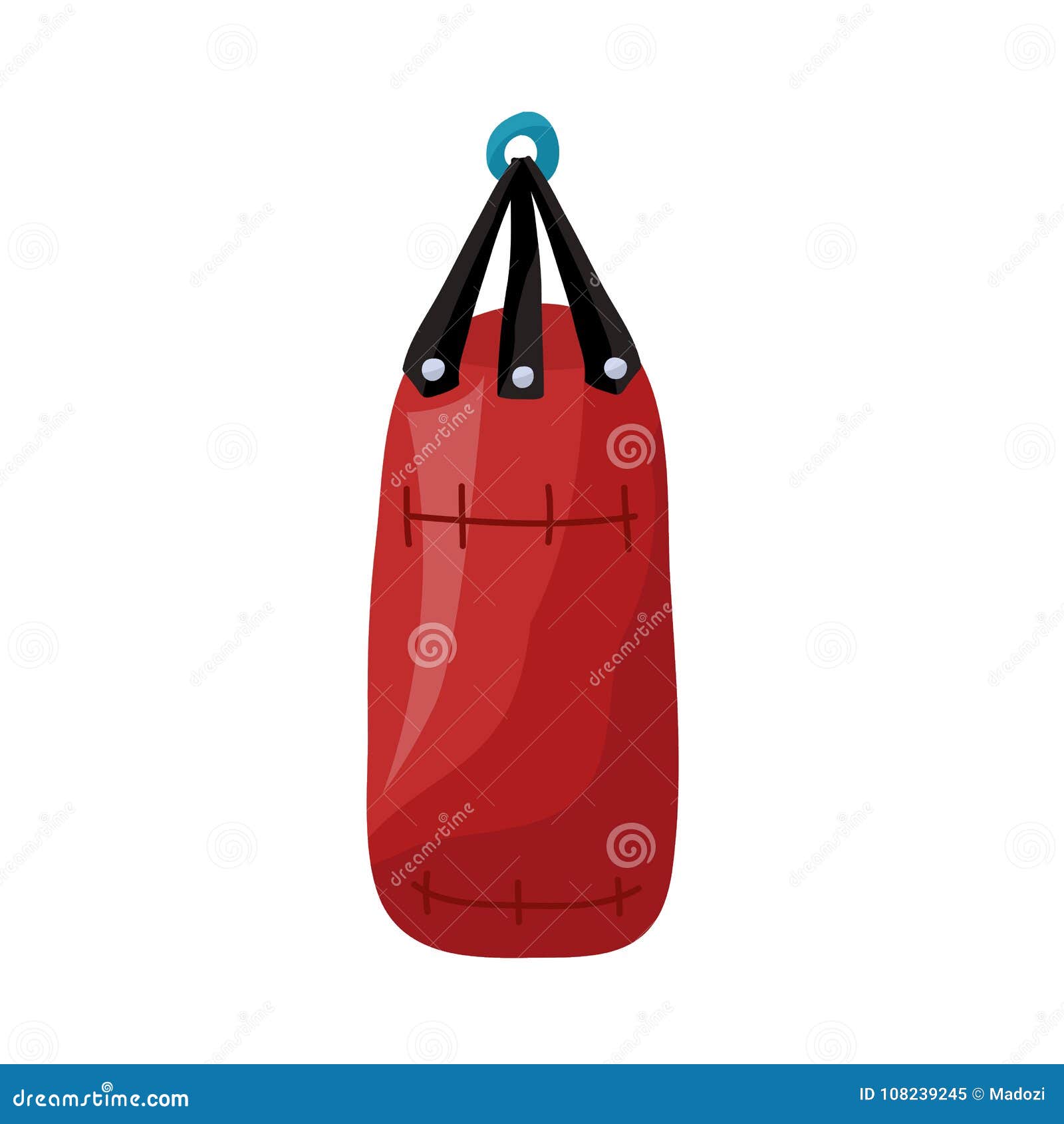 Sandsack Lokalisierte Illustration Vektor Abbildung - Illustration von ...