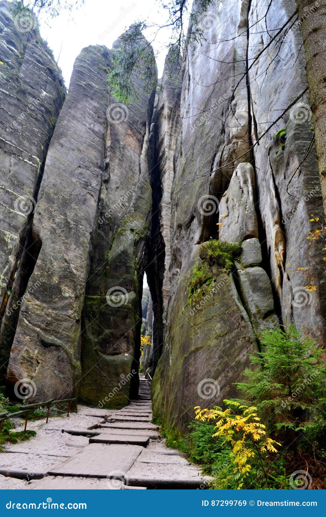 Sandstone Adrspach-Teplice Rocks Stock Image - Image of rocks, bohemia ...