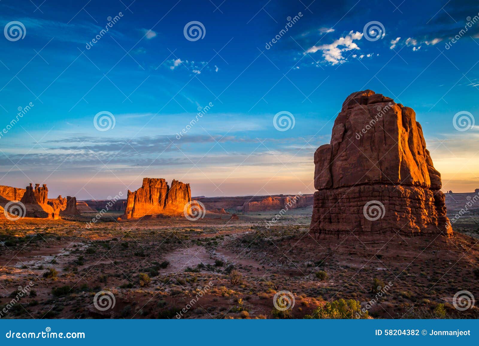 Sandstone Arches and Natural Structures Stock Photo - Image of outdoors ...