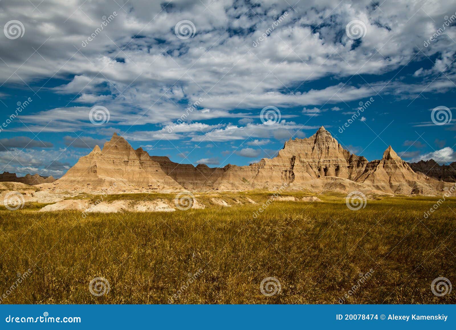 Sandstone in Badlands, South Dakota Stock Photo - Image of sandstone ...