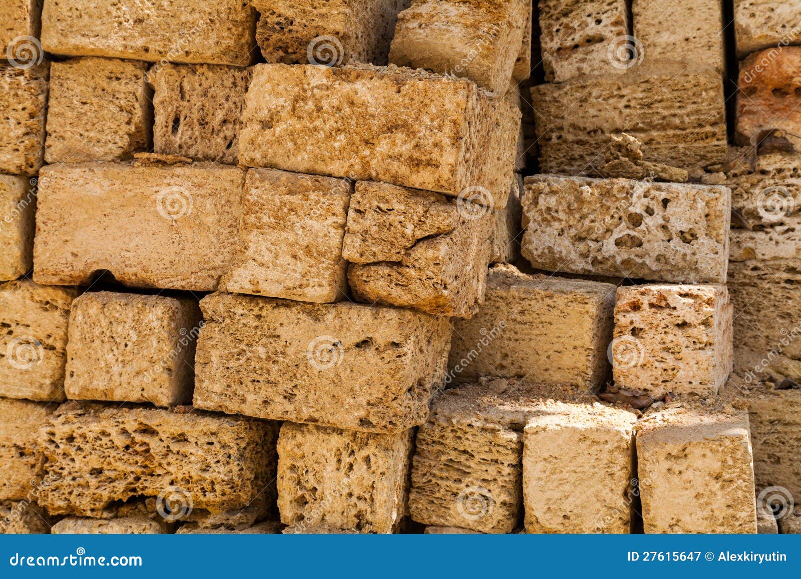 Sandstone blocks stock image. Image of traditional, sandstone - 27615647