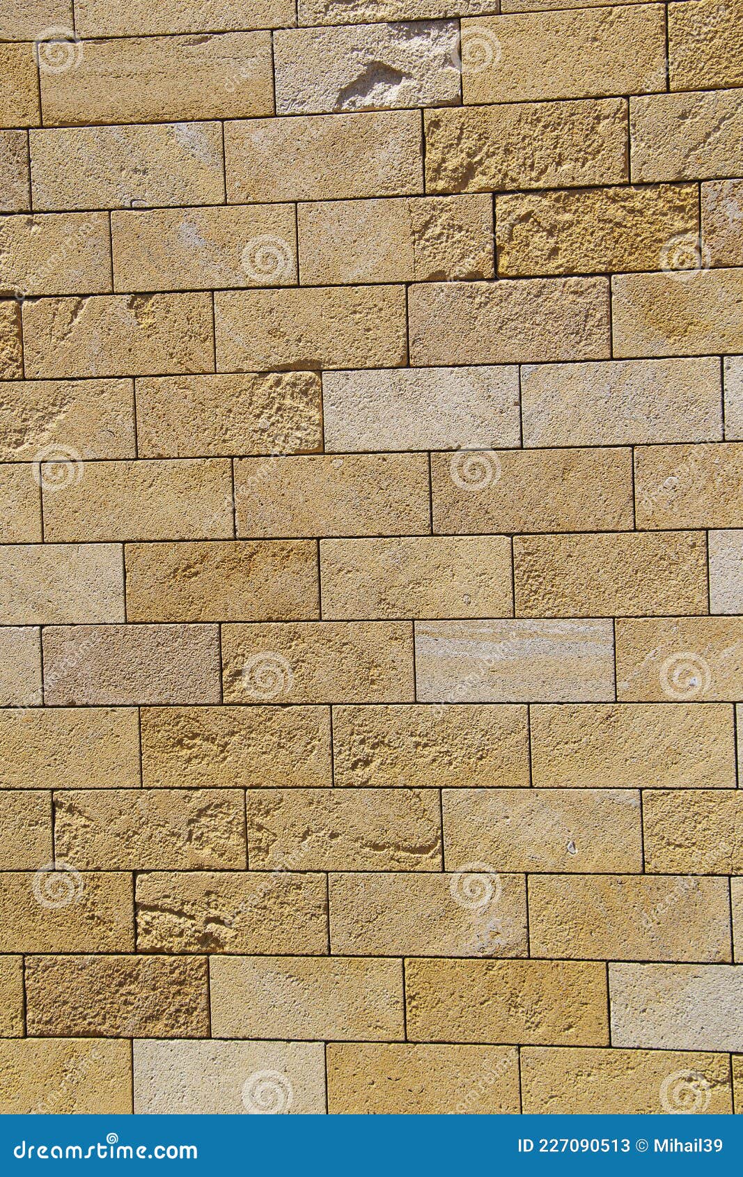 Sandstone Brick Wall, Background, Close-up. Eco-friendly Construction ...