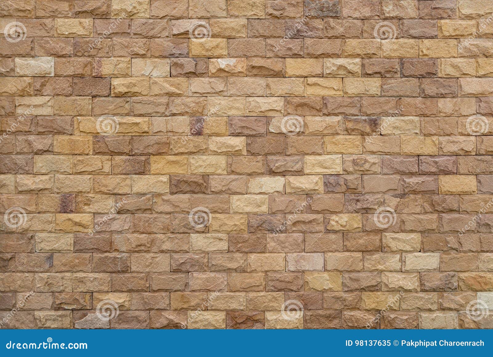 Sandstone Brick Wall Background And Texture. Royalty-Free Stock Photo ...
