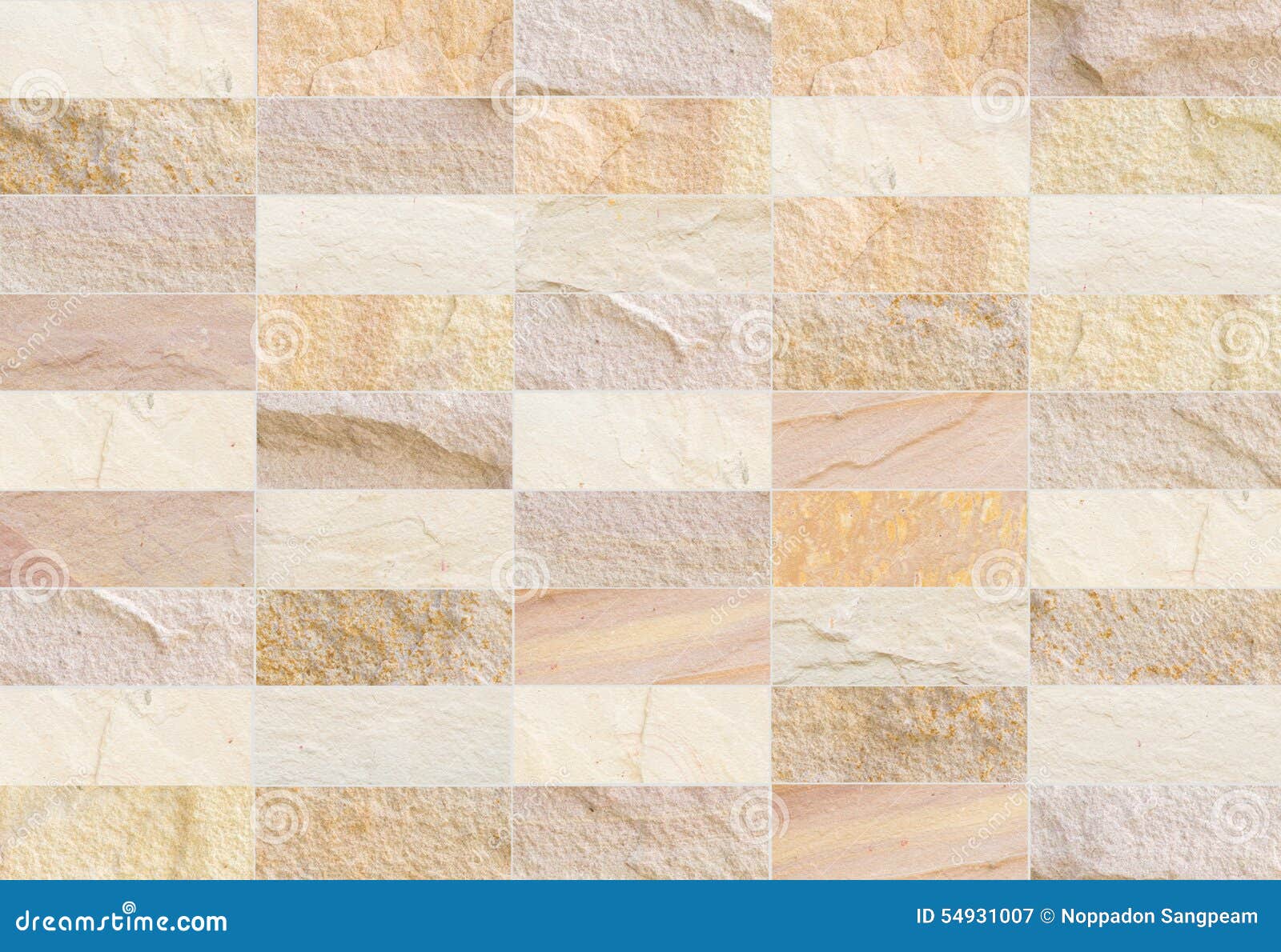 Sandstone Brick Wall Patterned (natural Patterns) Texture Background ...