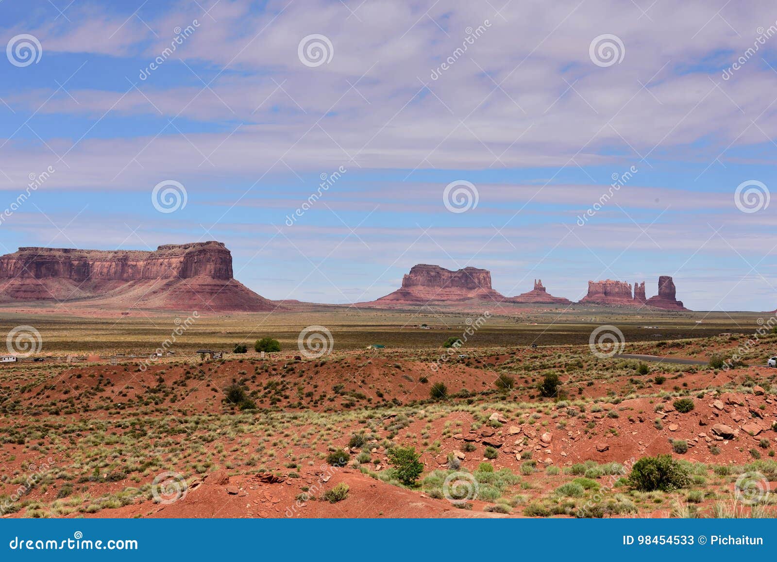 Sandstone buttes stock image. Image of butte, monument - 98454533