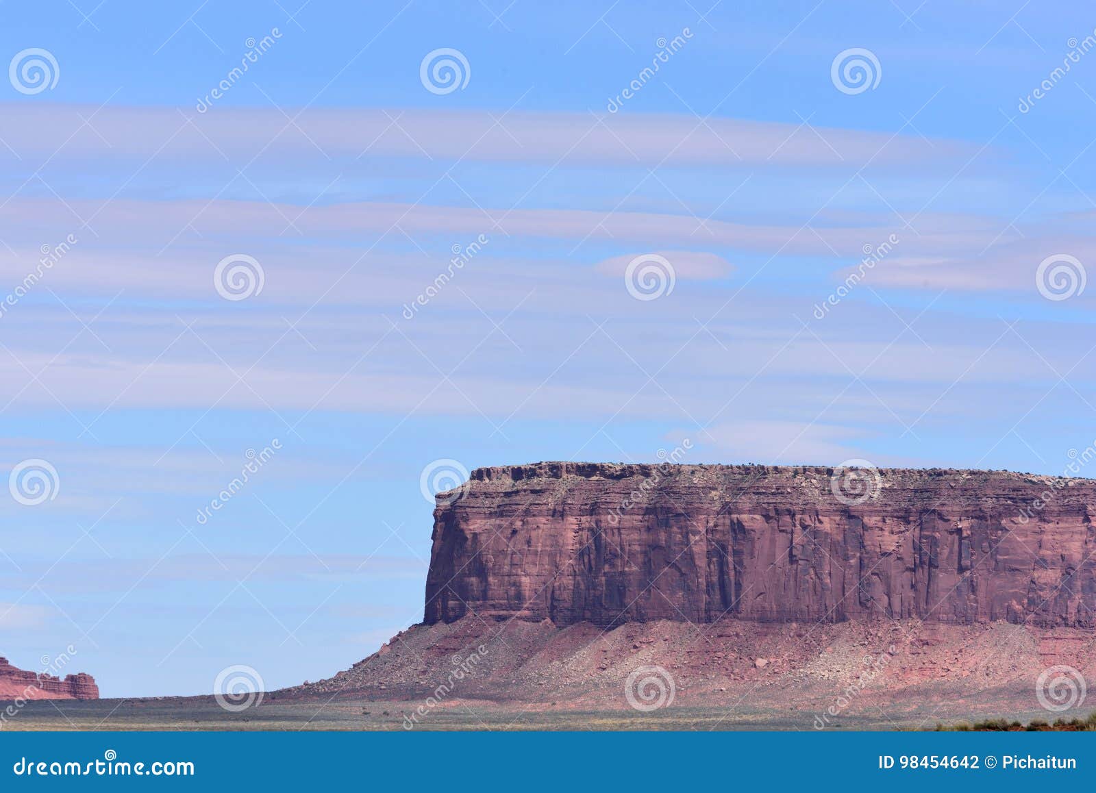 Sandstone buttes stock photo. Image of fluffy, pedestals - 98454642