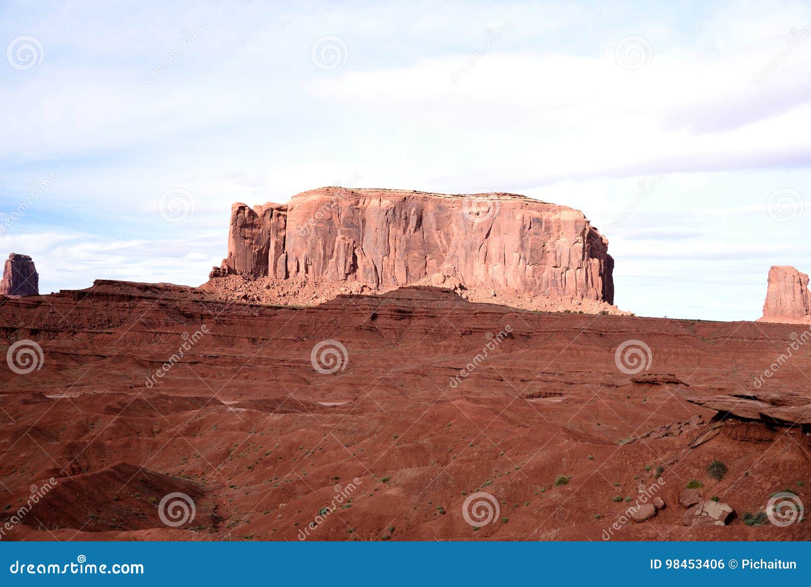Sandstone buttes stock photo. Image of valley, pinnacle - 98453406