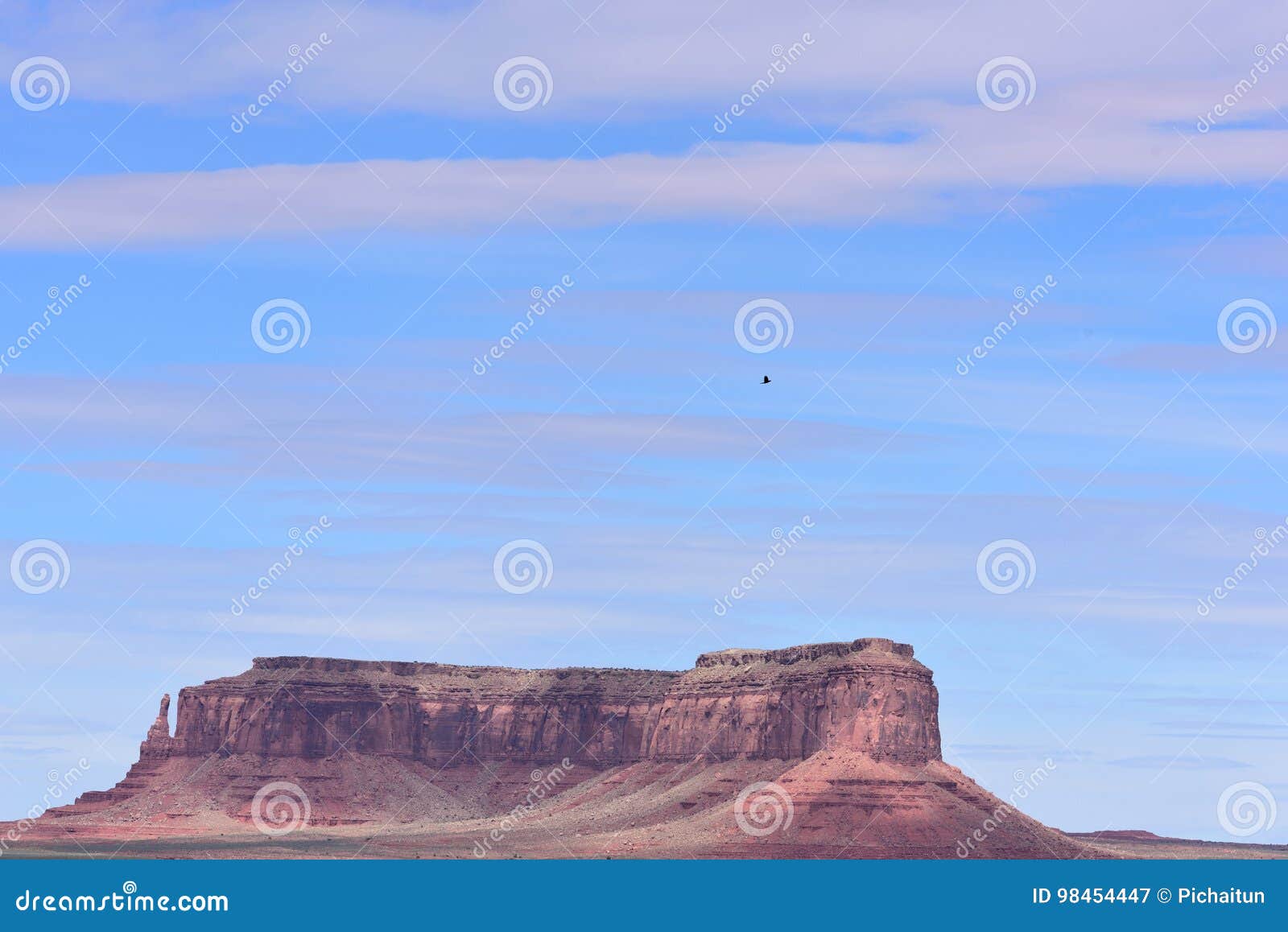 Sandstone buttes stock image. Image of plateau, clouds - 98454447