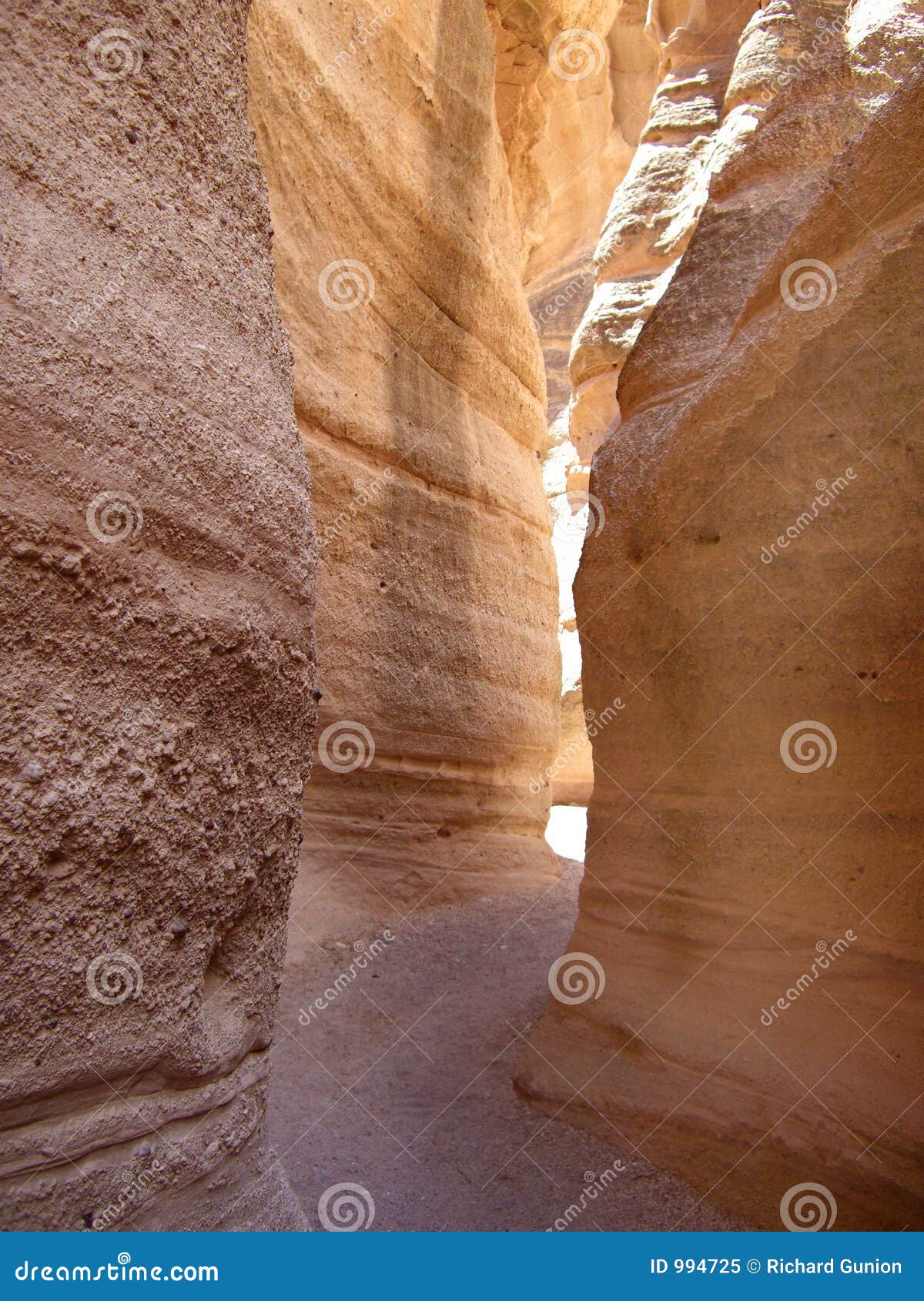 Sandstone Canyon Walkway stock image. Image of nature, geology - 994725