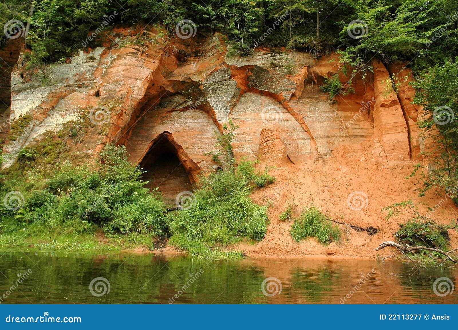 Sandstone cave stock image. Image of nature, sand, natural - 22113277