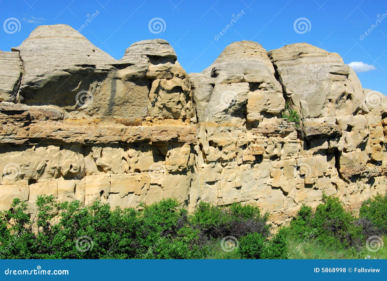 Sandstone cliff stock photo. Image of landscape, river - 5868998