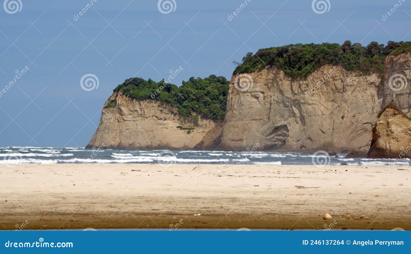 Sandstone cliff in Canoa stock photo. Image of cliff - 246137264