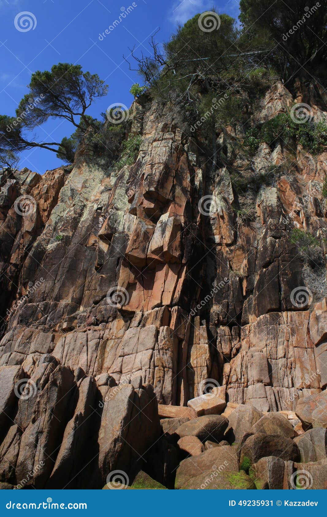 Sandstone Cliff Face stock image. Image of geology, weathering - 49235931
