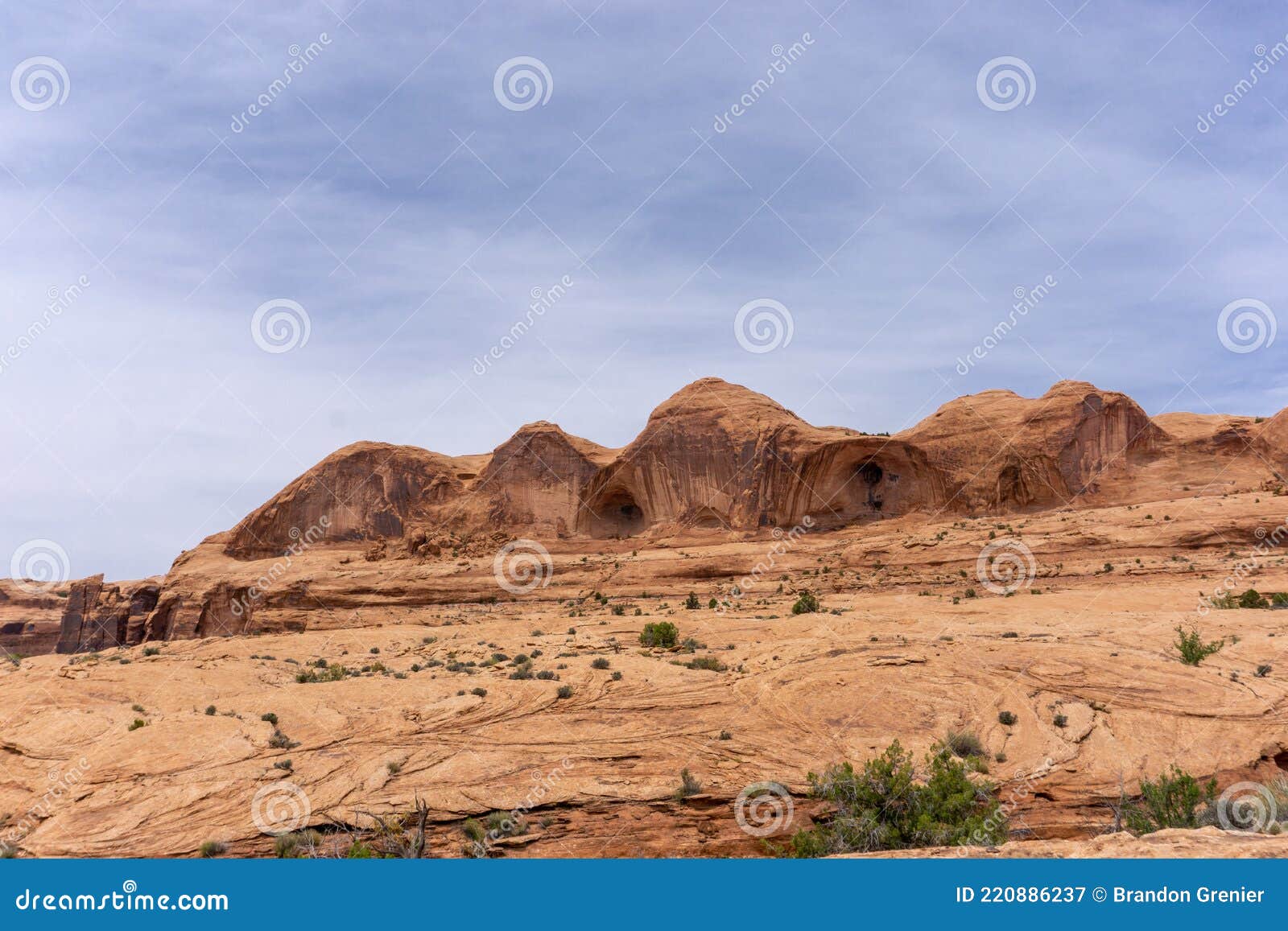 Sandstone Cliff Formations in Utah Stock Image - Image of destination ...