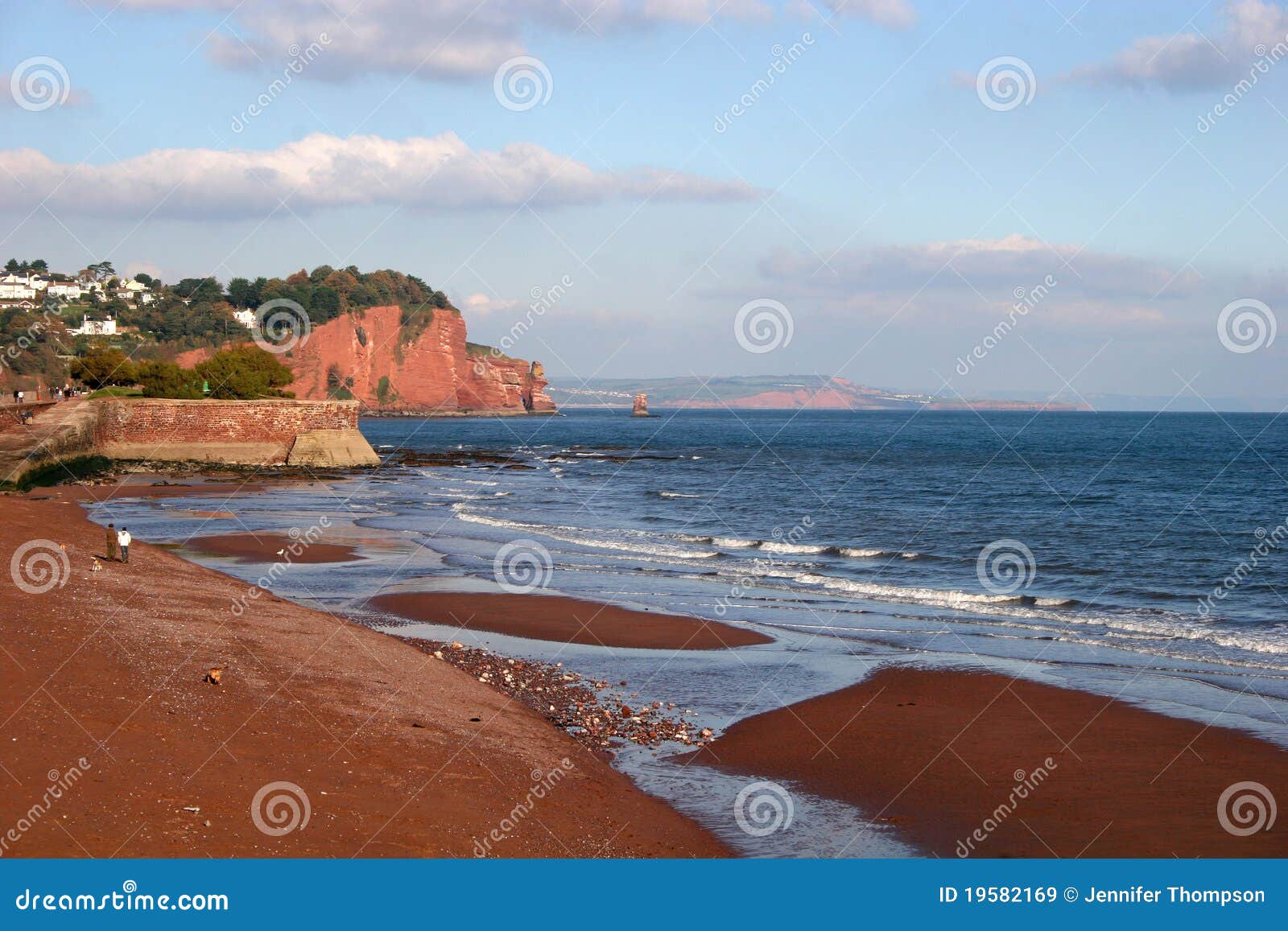 Sandstone cliffs stock image. Image of cliff, sand, england - 19582169
