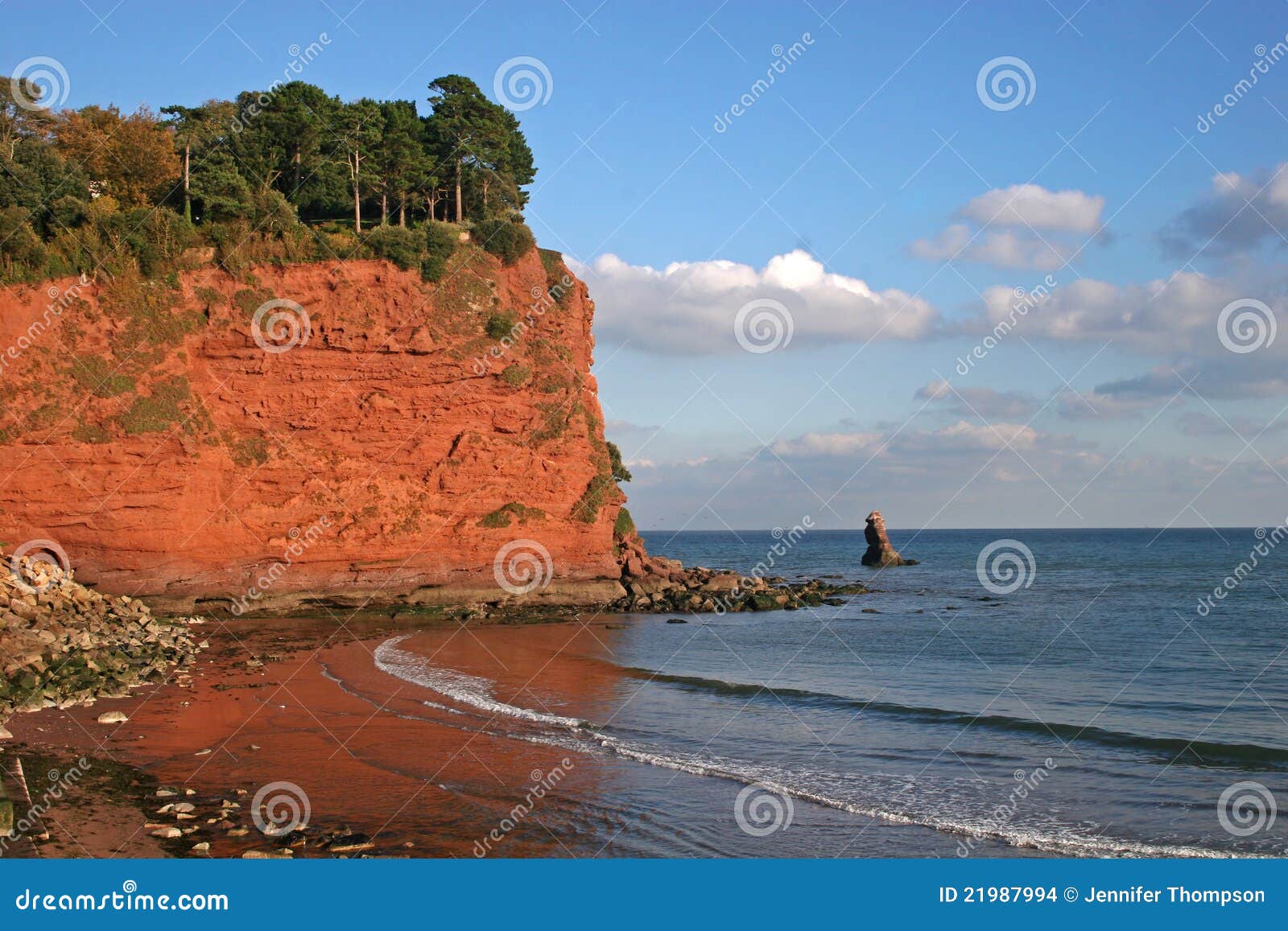Sandstone cliffs stock photo. Image of england, coast - 21987994