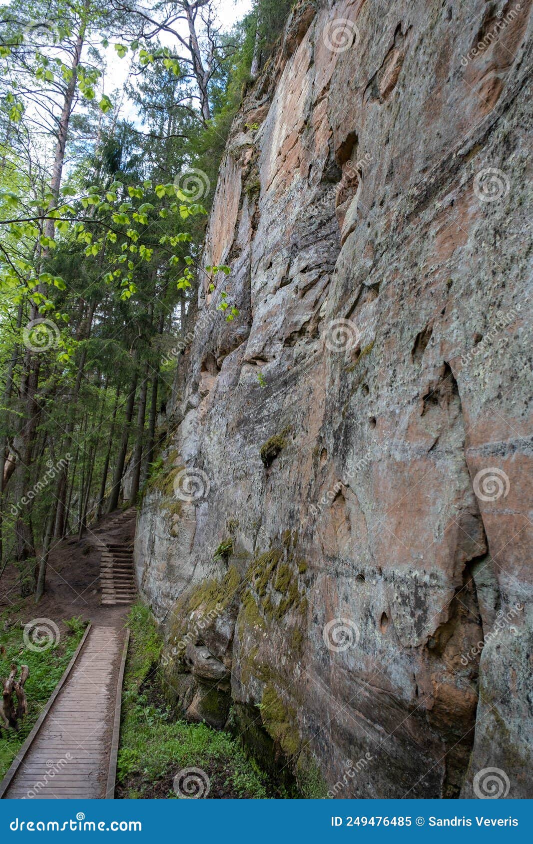 Sandstone Cliffs is Approximately One Kilometre Long and is Located on ...