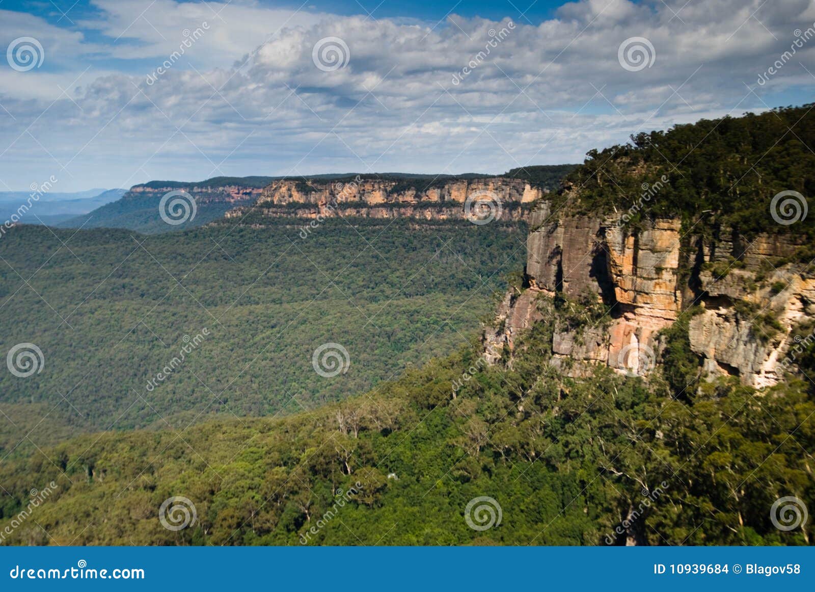Sandstone Cliffs of Blue Mountains Stock Photo - Image of sheer, travel ...