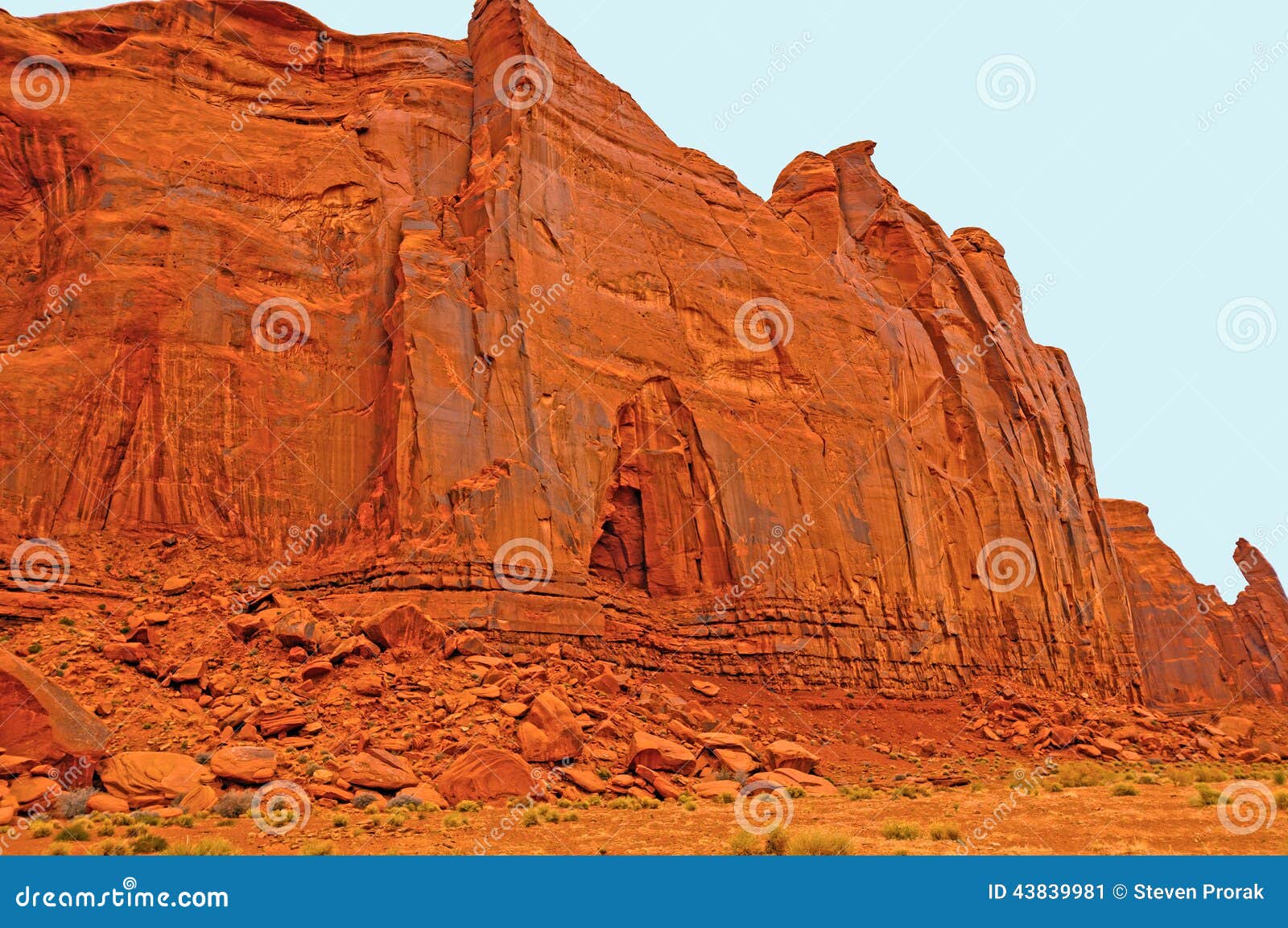 Sandstone Cliffs in the Desert Stock Image - Image of nature, outdoor ...